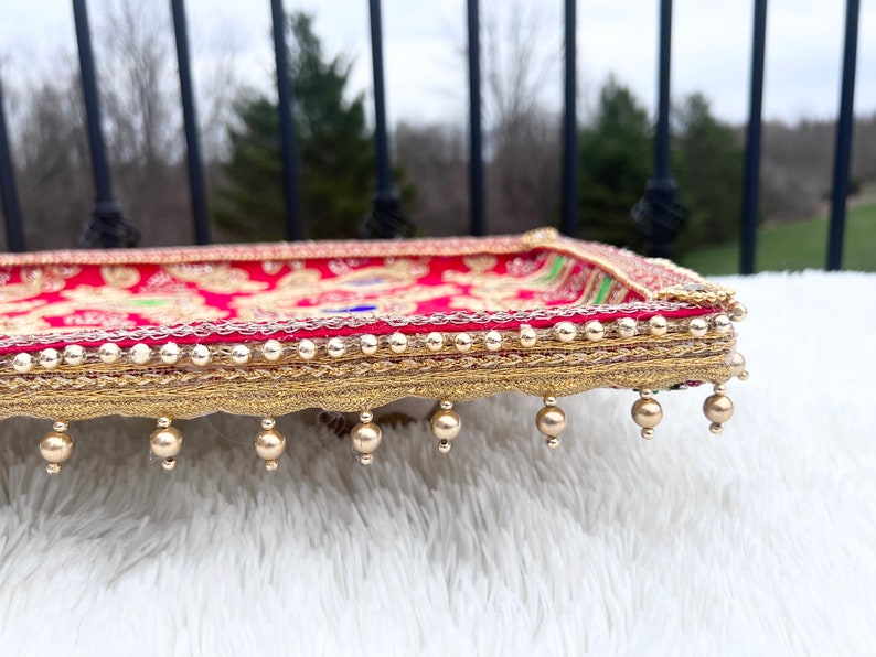 RED Indian Wedding Tray, Henna Cones Tray, Indian Wedding Decor, Mehndi ...