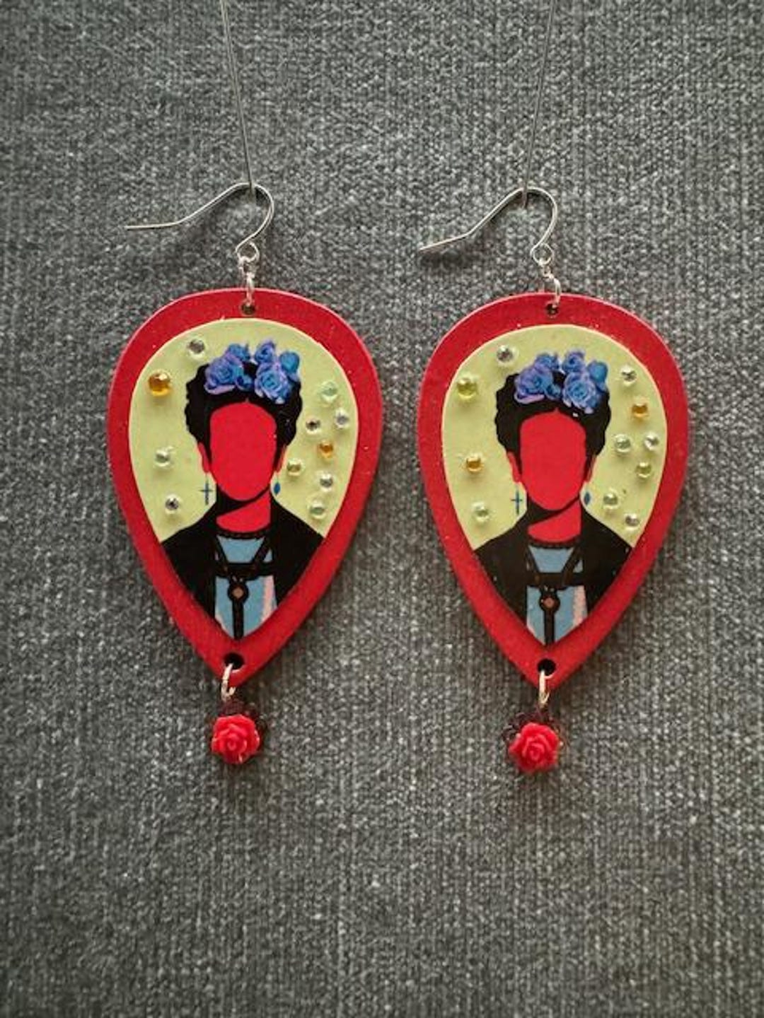 LAST CALL! Frida Kahlo Women Artist Mexican Earrings Holiday Discount ...