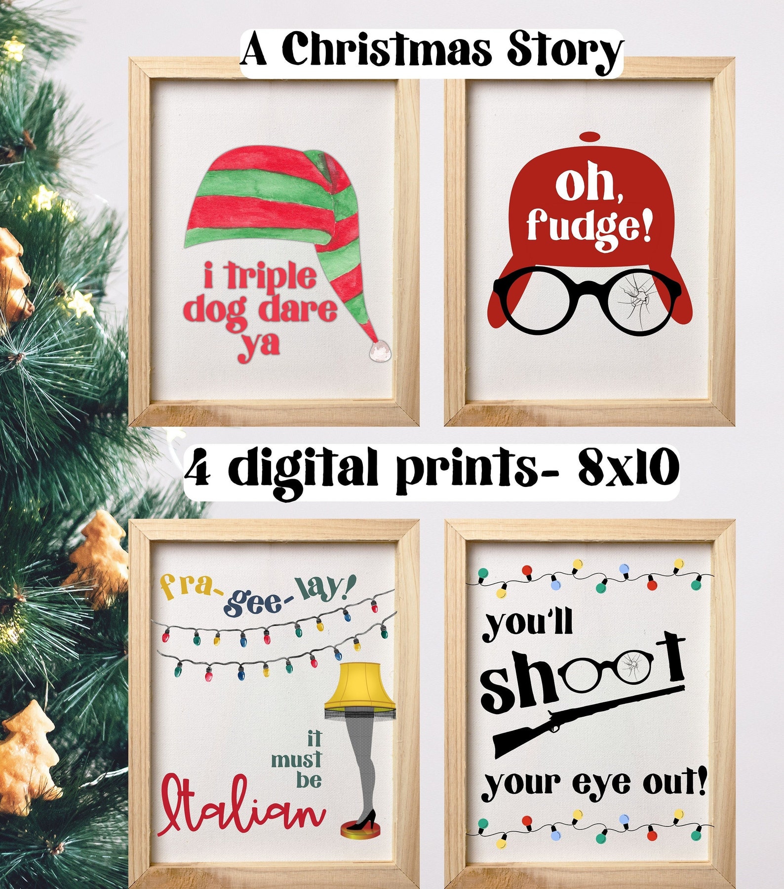A Christmas Story, A Christmas Story Prints, I Triple Dog Dare Ya, A ...