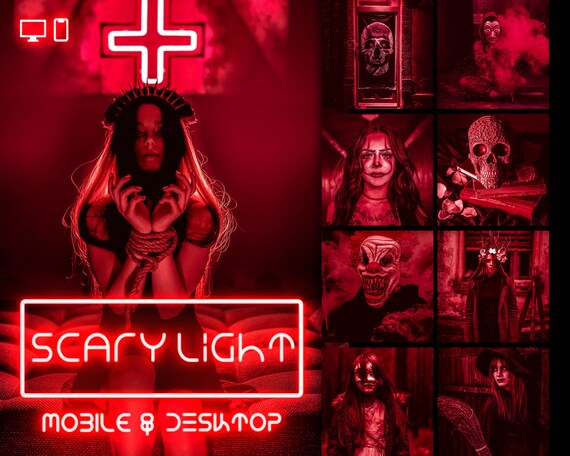 12 Scary Light Lightroom Presets Spooky Mobile Preset - Etsy