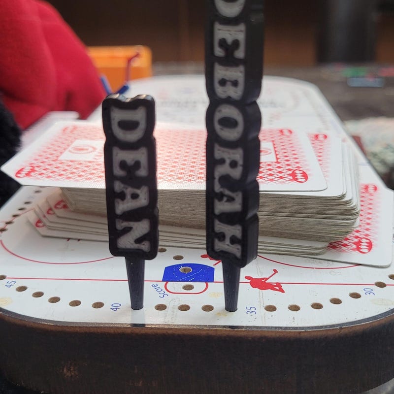 Personalized Name Cribbage Pegs - Etsy