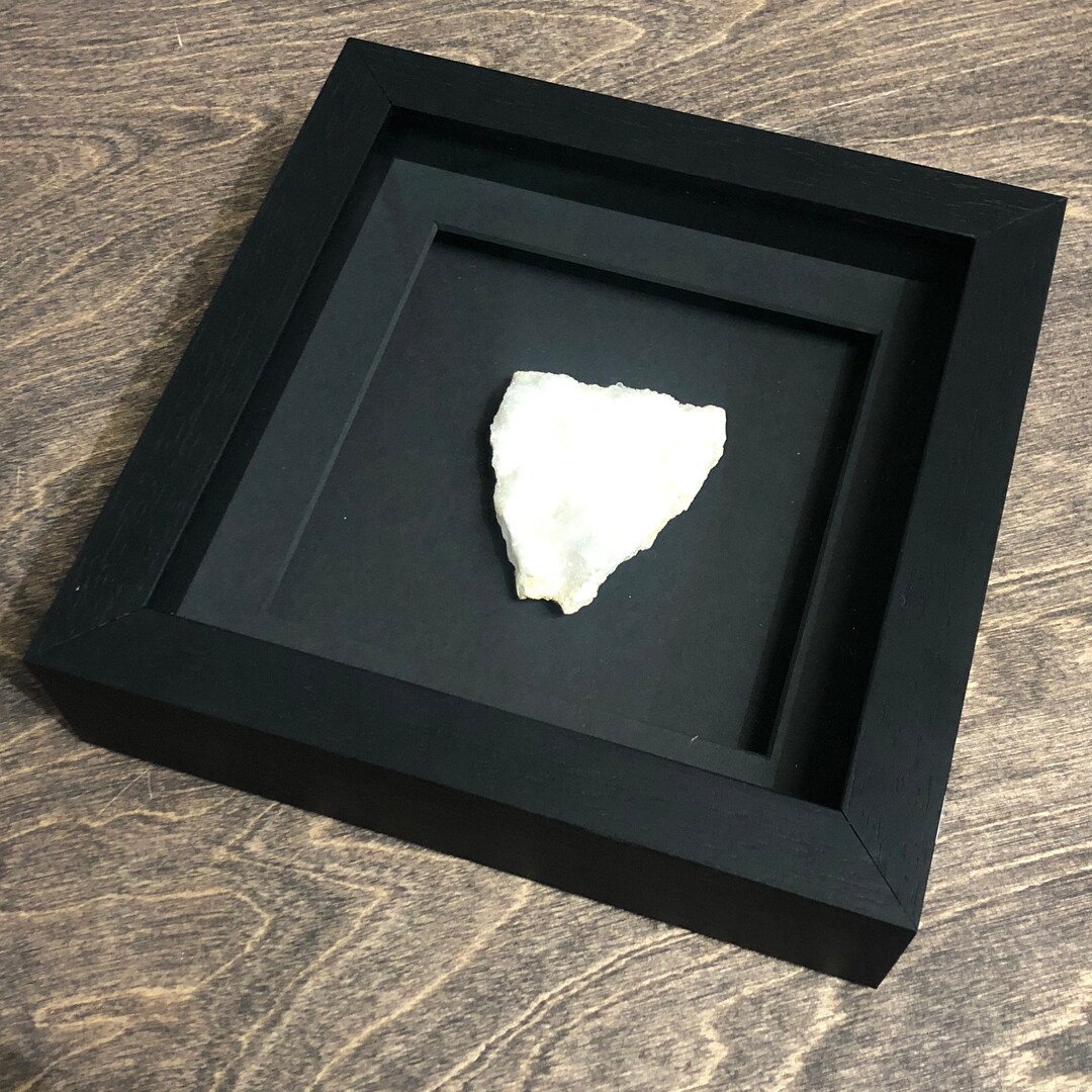 Rock Crystal Small Black Handmade Frame Cabinet of Curiosity ...