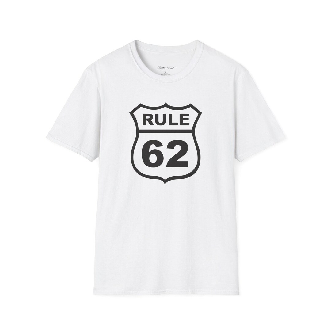 Rule 62 Funny AA Recovery T-shirt, Sobriety Gift, Addiction Support Tee ...