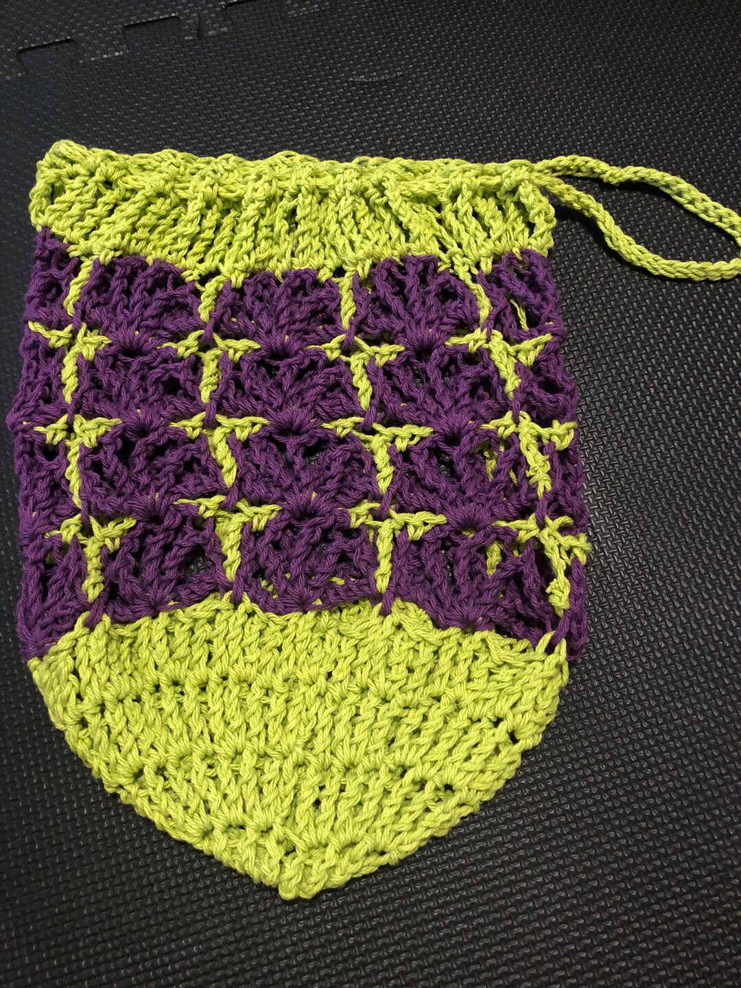 Shell Bag Crochet Pattern - Drawstring, Medium-sized - Digital Download ...