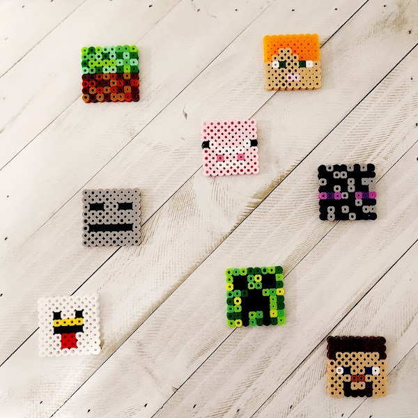 Minecraft Perler Bead Magnets Gifts for Kids Gifts for the Home ...