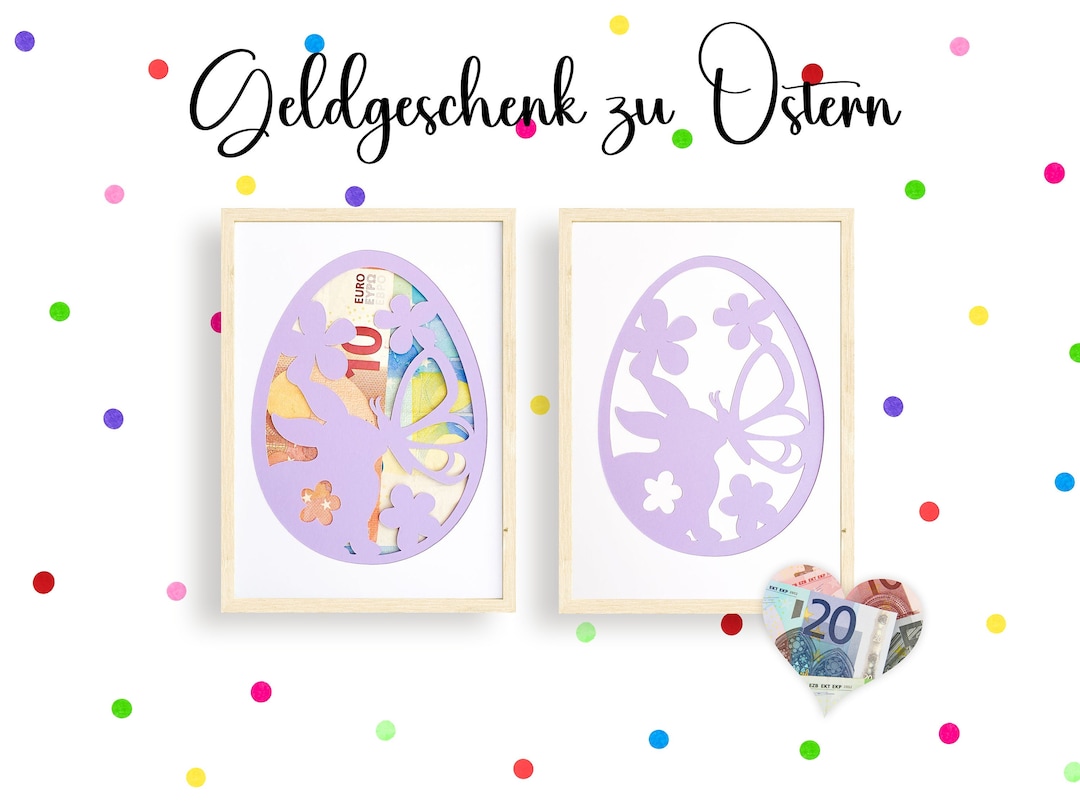 Geldgeschenk Ostern Auch Als Oster Deko Karte Osterhase - Etsy