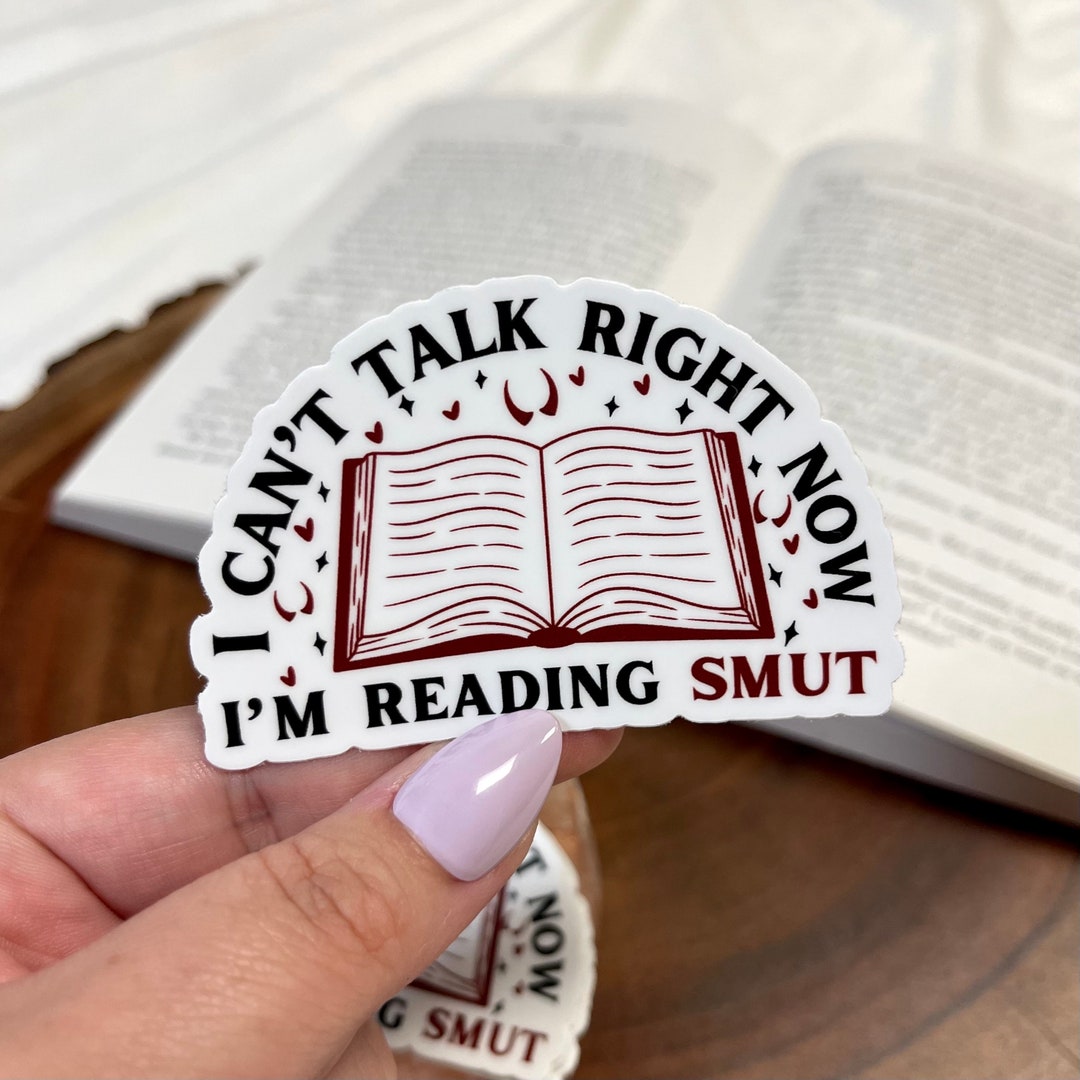 Im Reading Smut Spicy Reader Vinly Bookish Sticker, Kindle Case Sticker ...