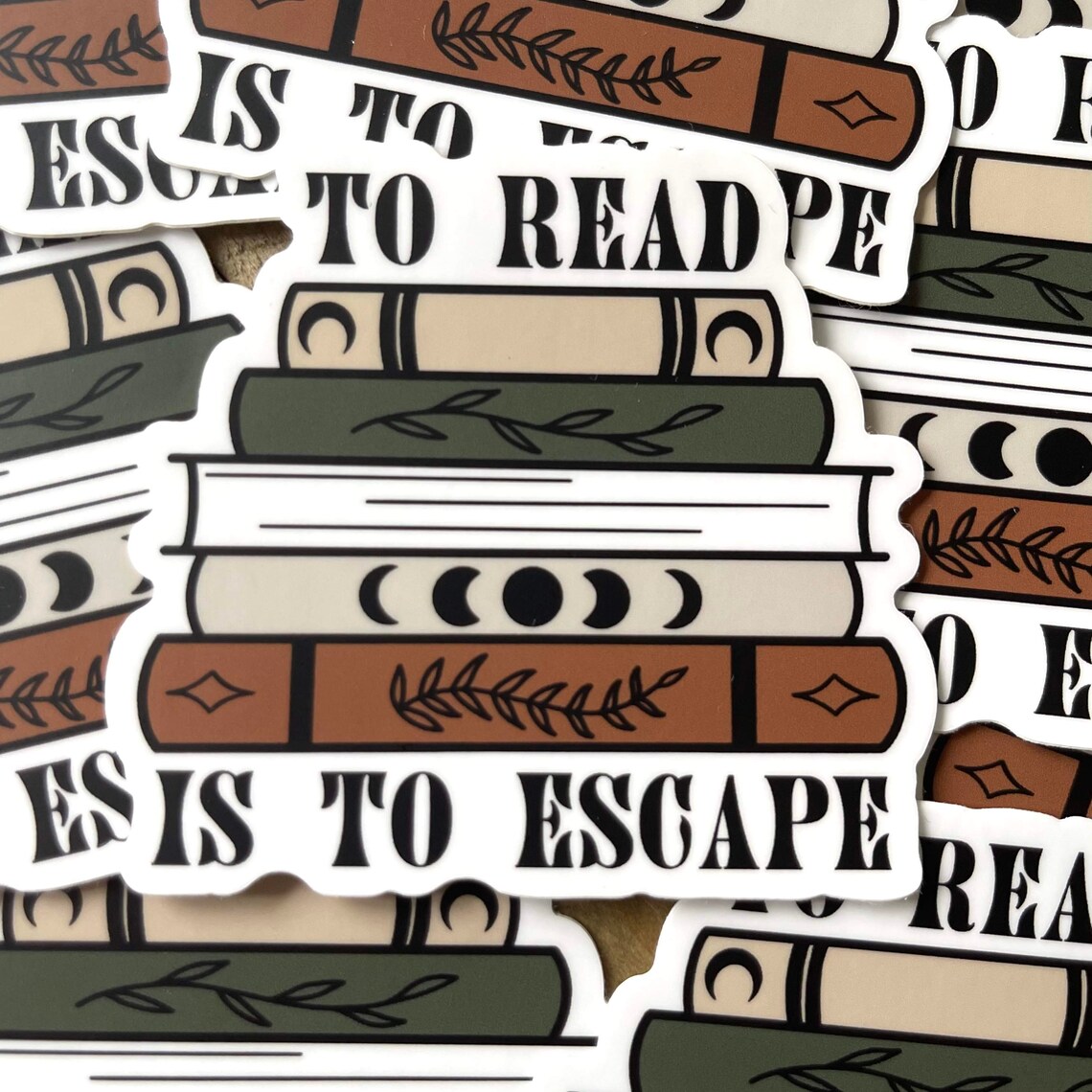 To Read is to Escape Bookish Sticker Kindle Stickers Cute - Etsy