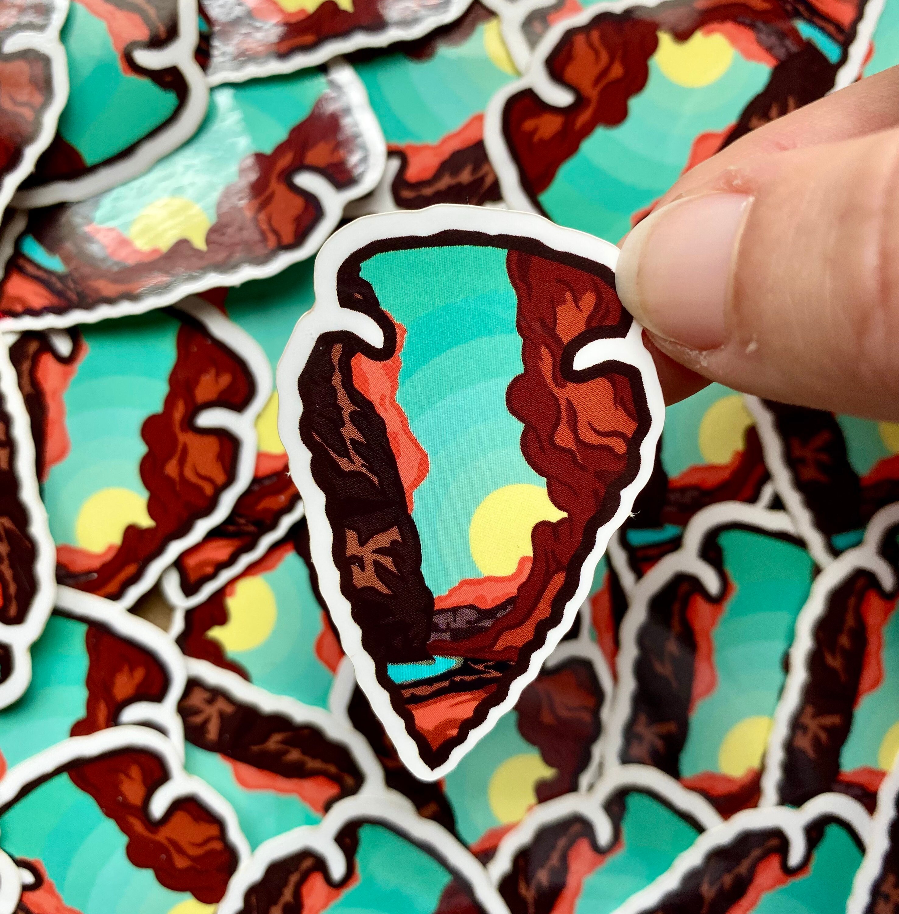 Arrowhead Canyon Sticker, Travel and Adventure, Southwest United States ...