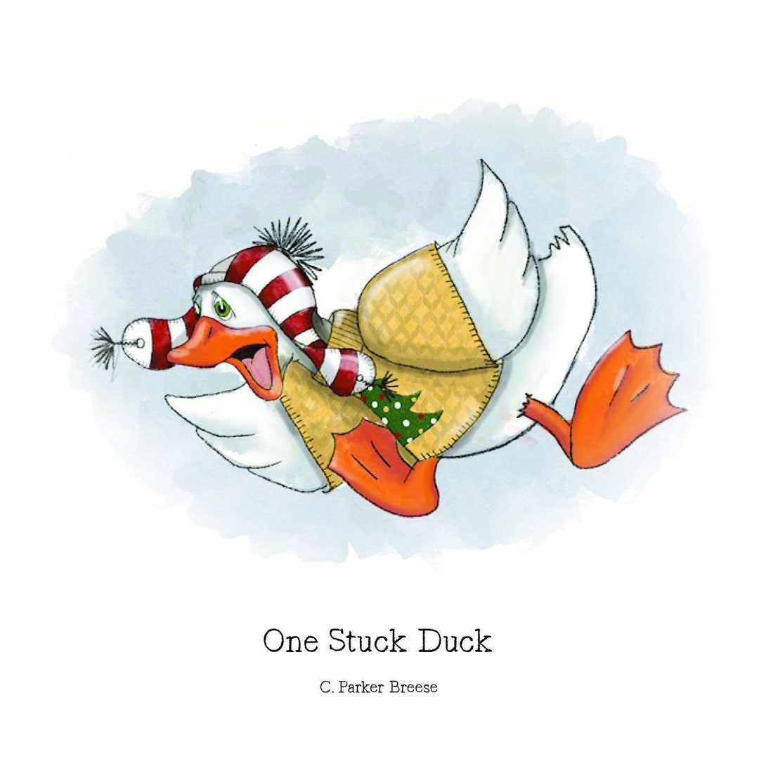 One Stuck Duck A Christmas Story - Etsy