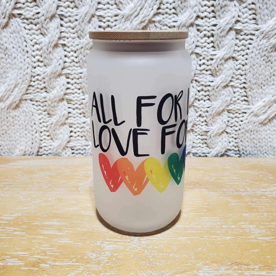 All for Love Love for All Glass | Beer Can Glass | Soda Can Glass ...