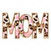 Leopard Mama Flower PNG, Retro Mama Png, Mama Png, Groovy Boho ...
