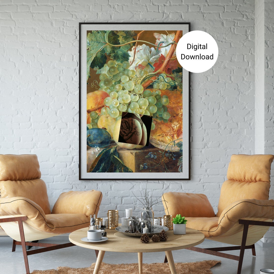 Stillleben Mit Früchten Van Husum Poster Digital Download - Etsy