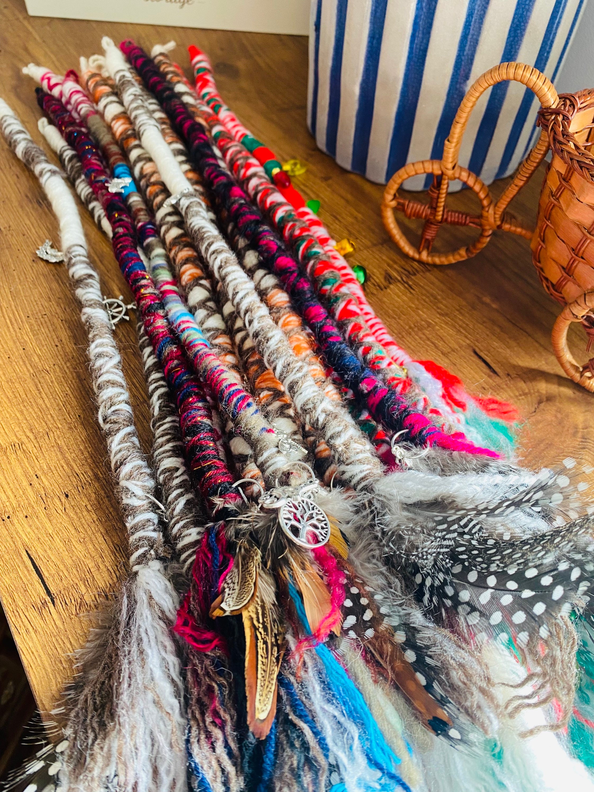 Hair Wrap One Dreadlock Wrap Extension Dread Wrap Single | Etsy UK