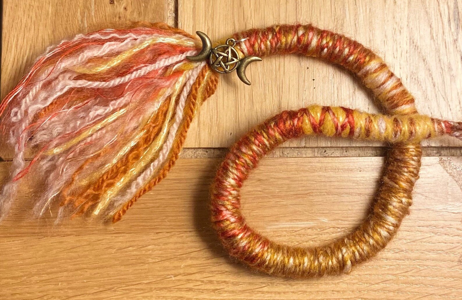 Chunky Wool Hair Wrap One Dreadlock Wrap Extension Dread - Etsy