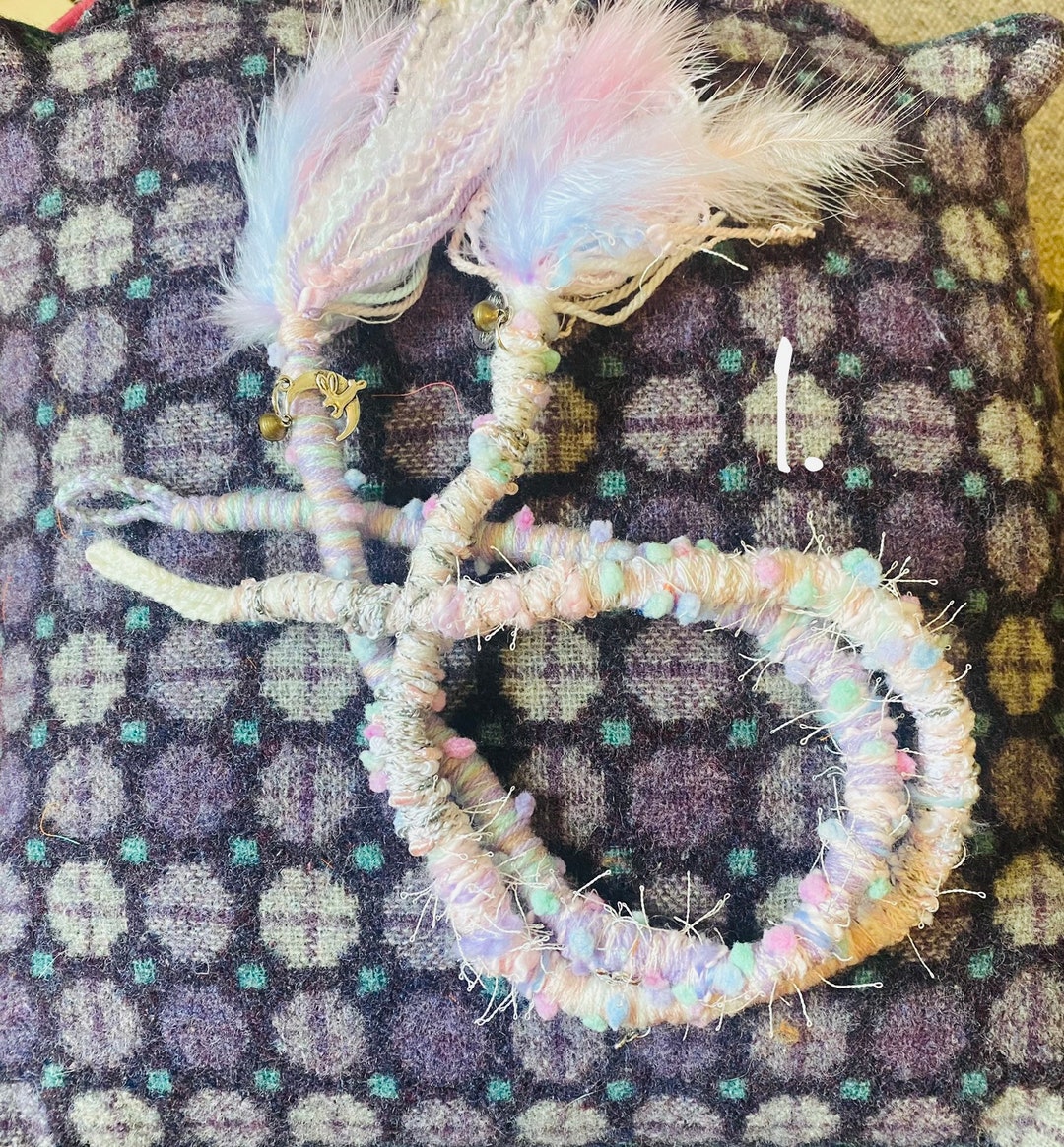 Two Single Ended Hair Wraps | Dreadlock Extension | Bells and Charms ...