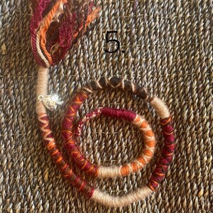 Hair Wrap | One Dreadlock Wrap Extension | Earthy Dread Wrap | Single Ended With Charms | 5-29 ...