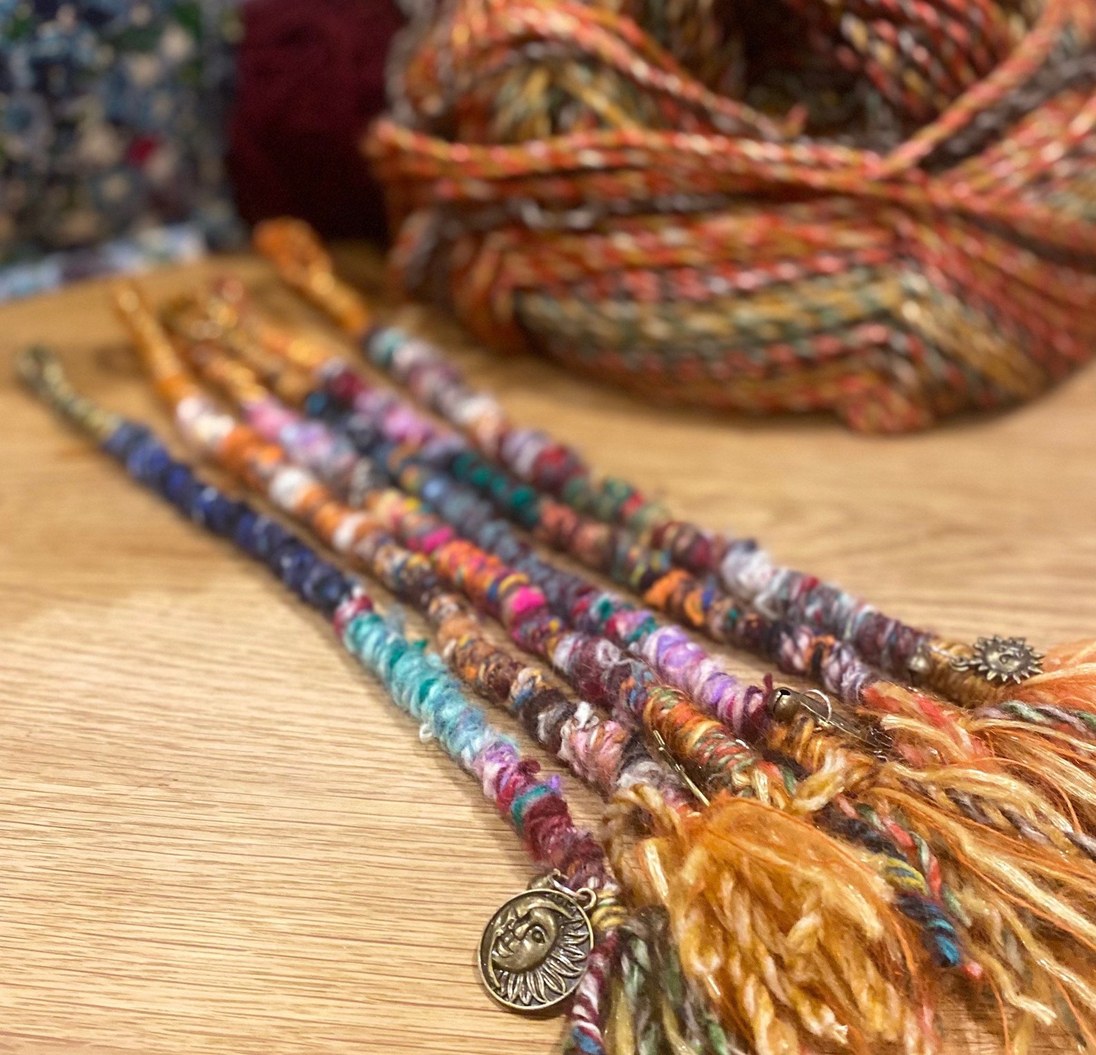 Unique Hair Wraps One Dreadlock Wrap Extension Textured - Etsy