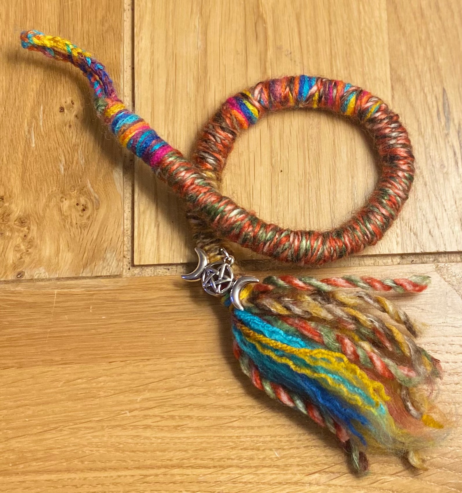 Chunky Wool Hair Wrap One Dreadlock Wrap Extension Dread - Etsy