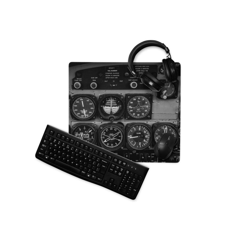 Cockpit Desk Mat / Mouse Pad - Etsy