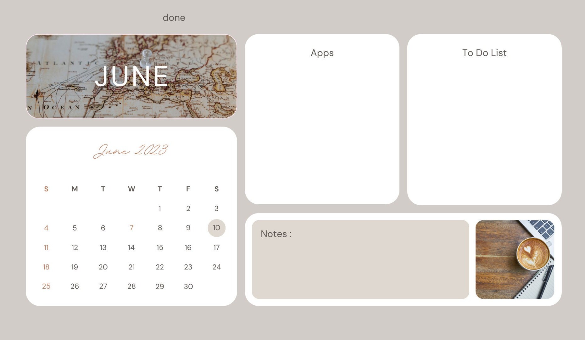 EDITABLE DESKTOP ORGANIZER - Etsy