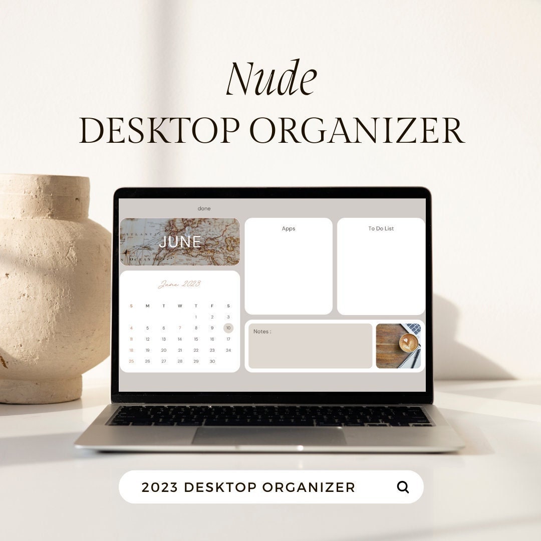 EDITABLE DESKTOP ORGANIZER - Etsy