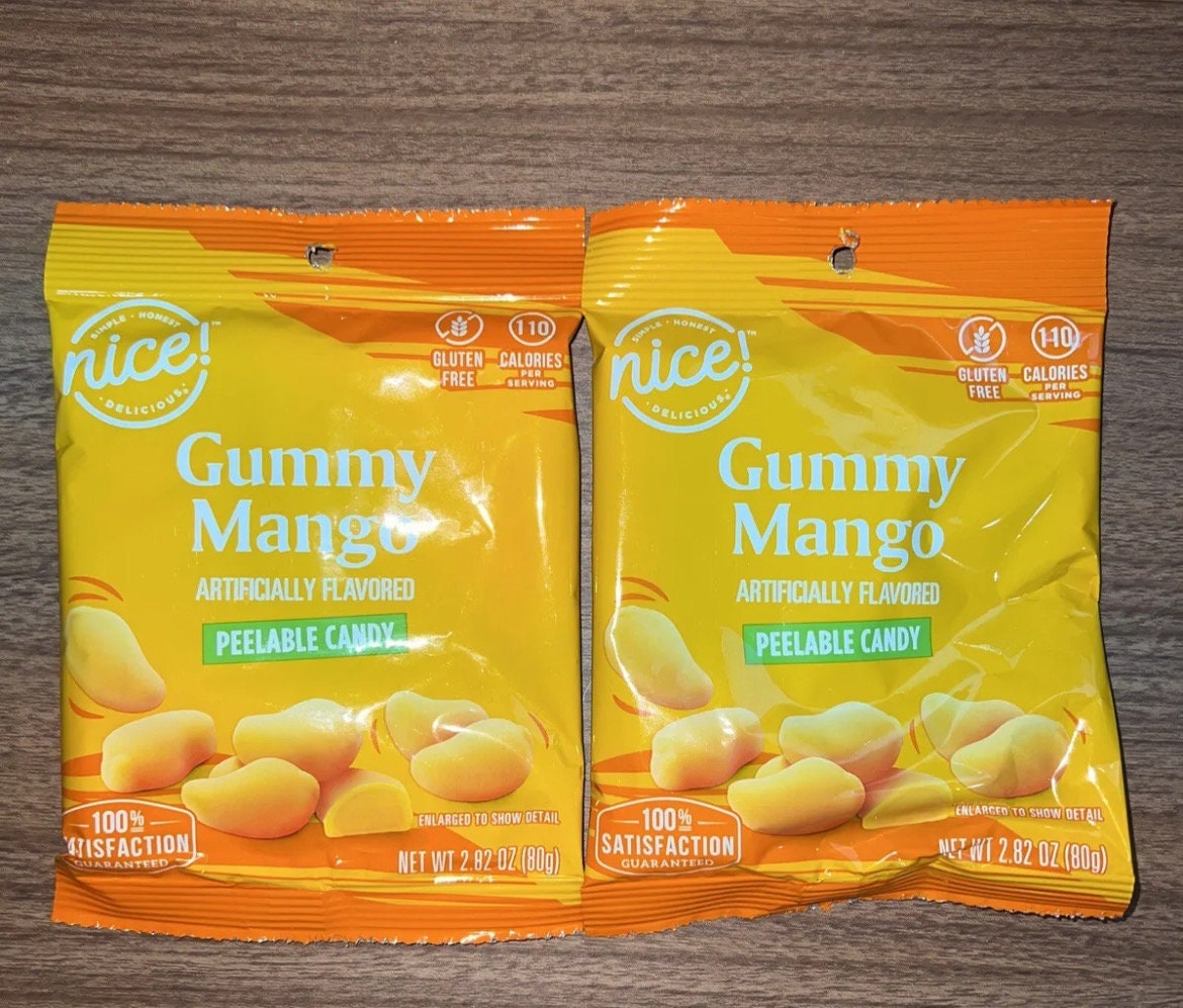 Nice Mango Peelable Gummy Candy 2.82oz - Etsy