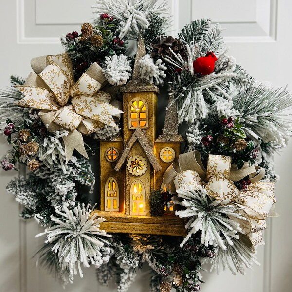 Church Wreath - Etsy