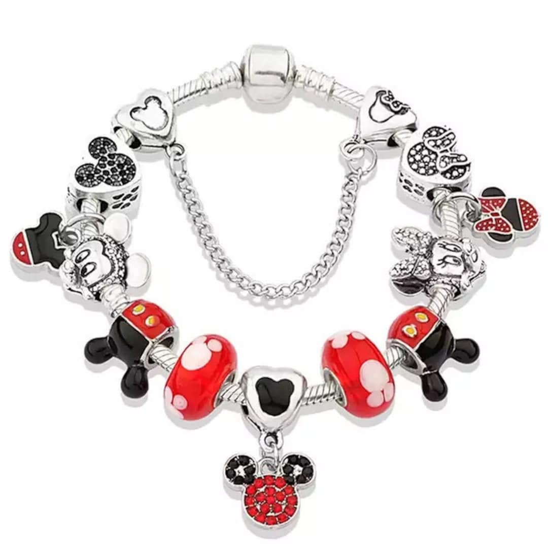Pandora Style Kid's Mickey Mouse Bracelet - Etsy