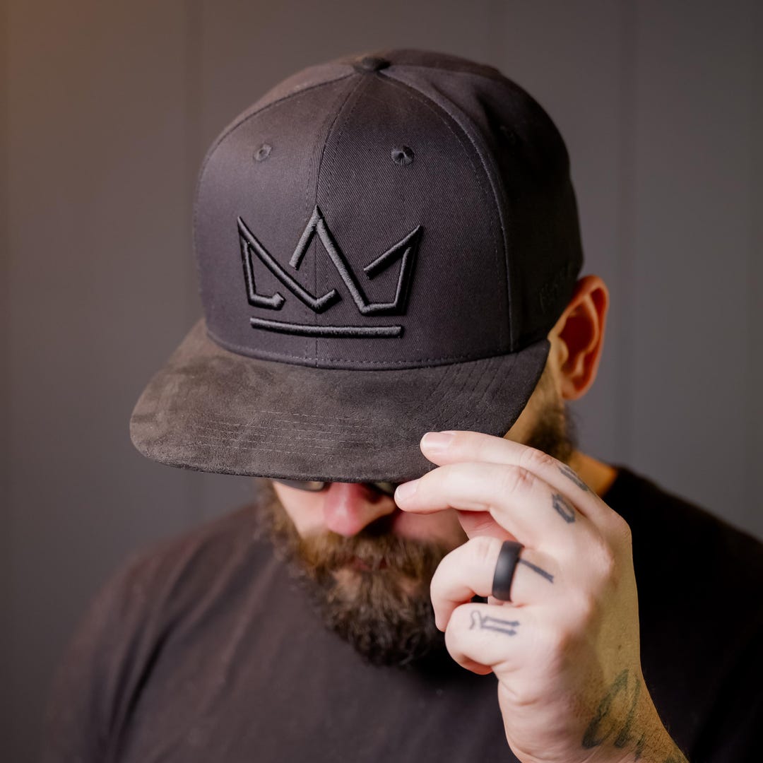 Jesus is King Crown Premium Black Edition Snapback Felt Hat - Etsy