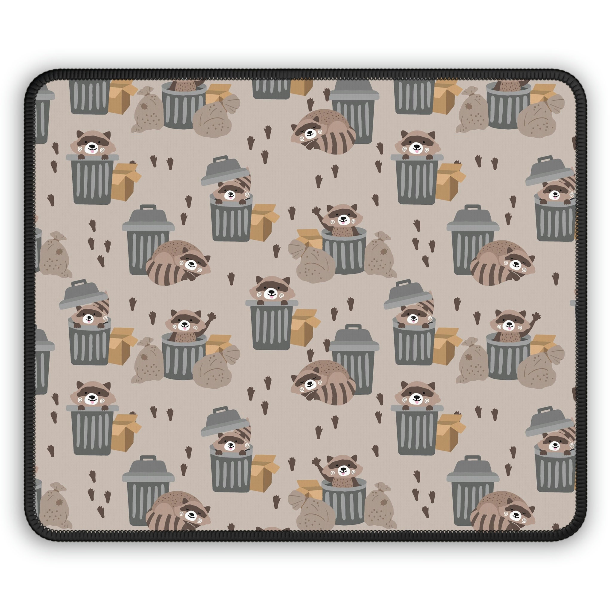 Trash Pandas Racoon Print Gaming Mouse Pad - Etsy