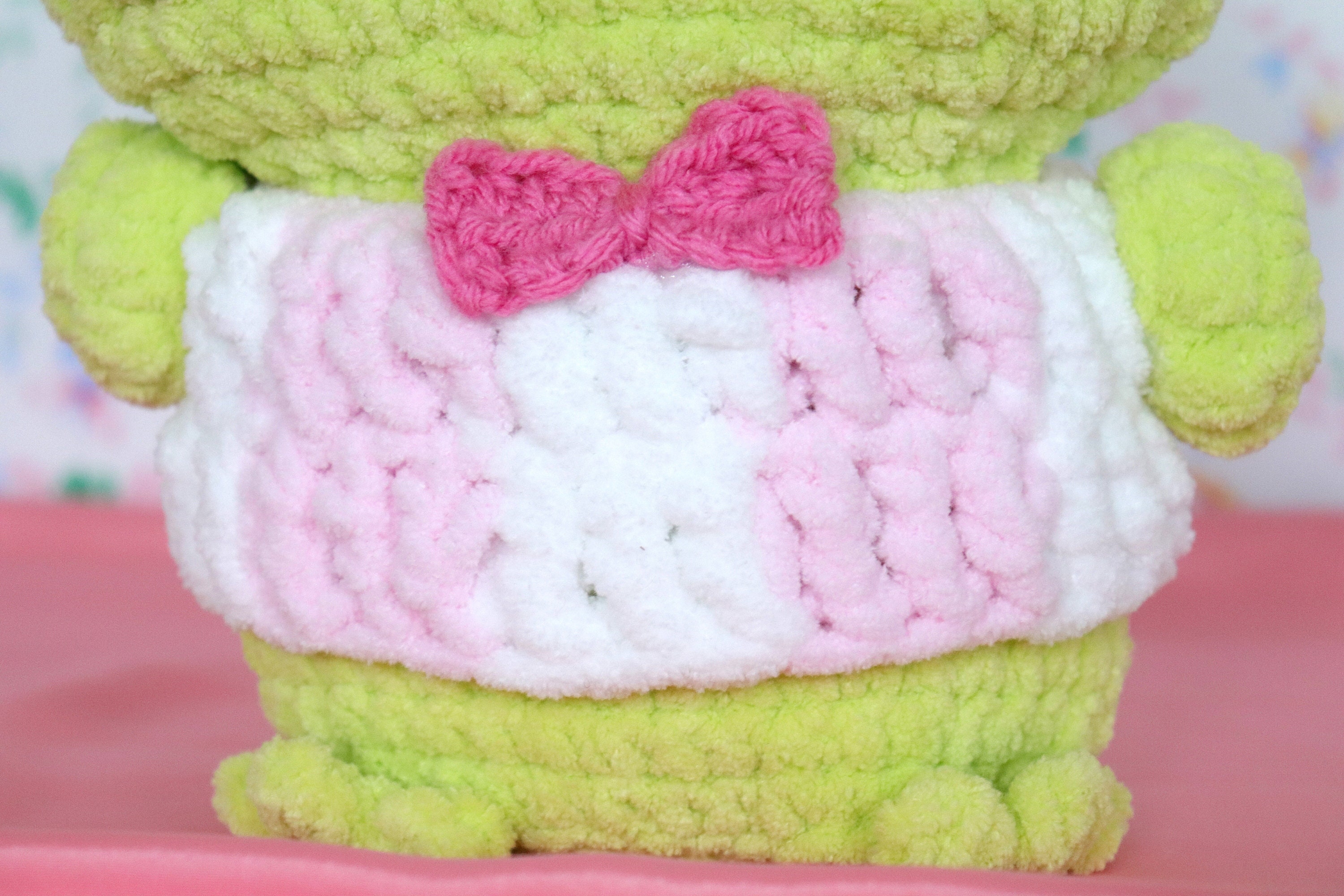 Crochet Sanrio Keroppi Frog Big Plushy Stuffy Kawaii Cute Amigurumi ...