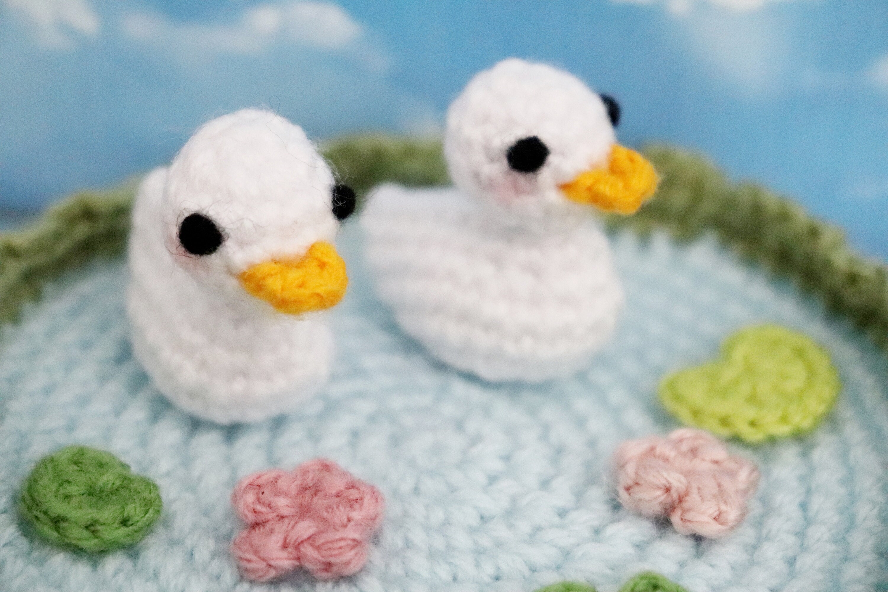 Crochet Duck Pond Trinket Jewelry Dish Tray Amigurumi Cute - Etsy