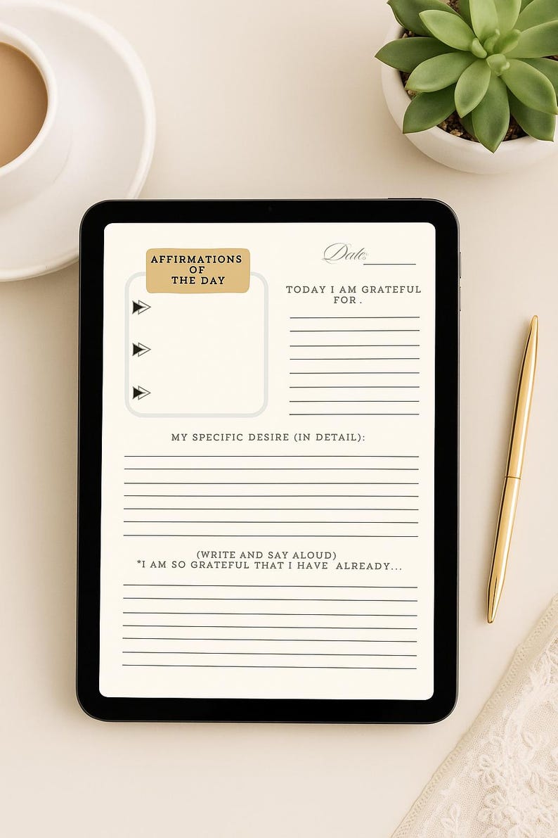 Manifestation Journal & Guide | 30-day Manifestation Workbook With ...