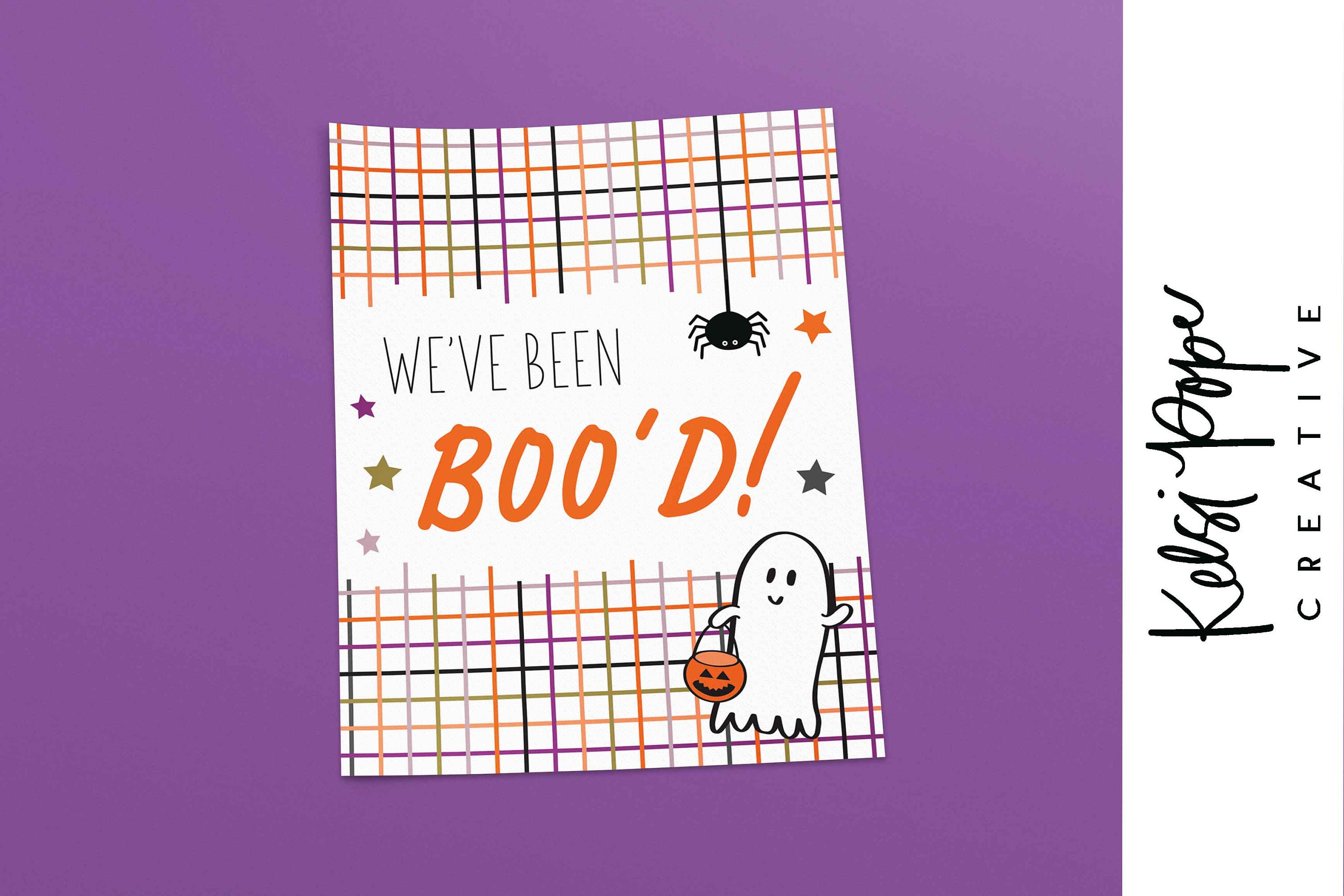 You've Been Boo'd Halloween Printables - Etsy