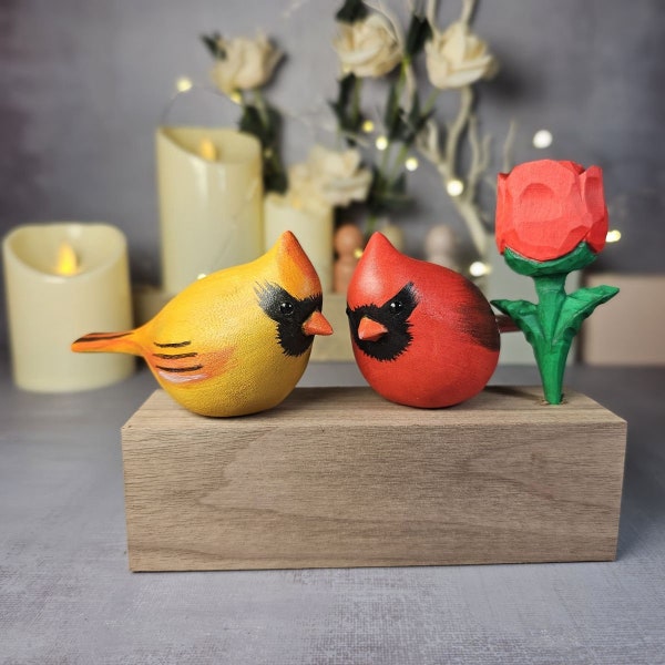 Hand Painted Cardinal - Etsy