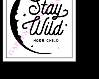 Stay Wild Vinyl Decal - Etsy