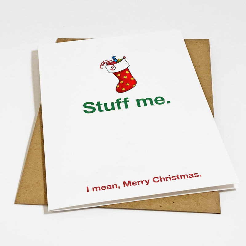 Sexy Christmas Card Etsy