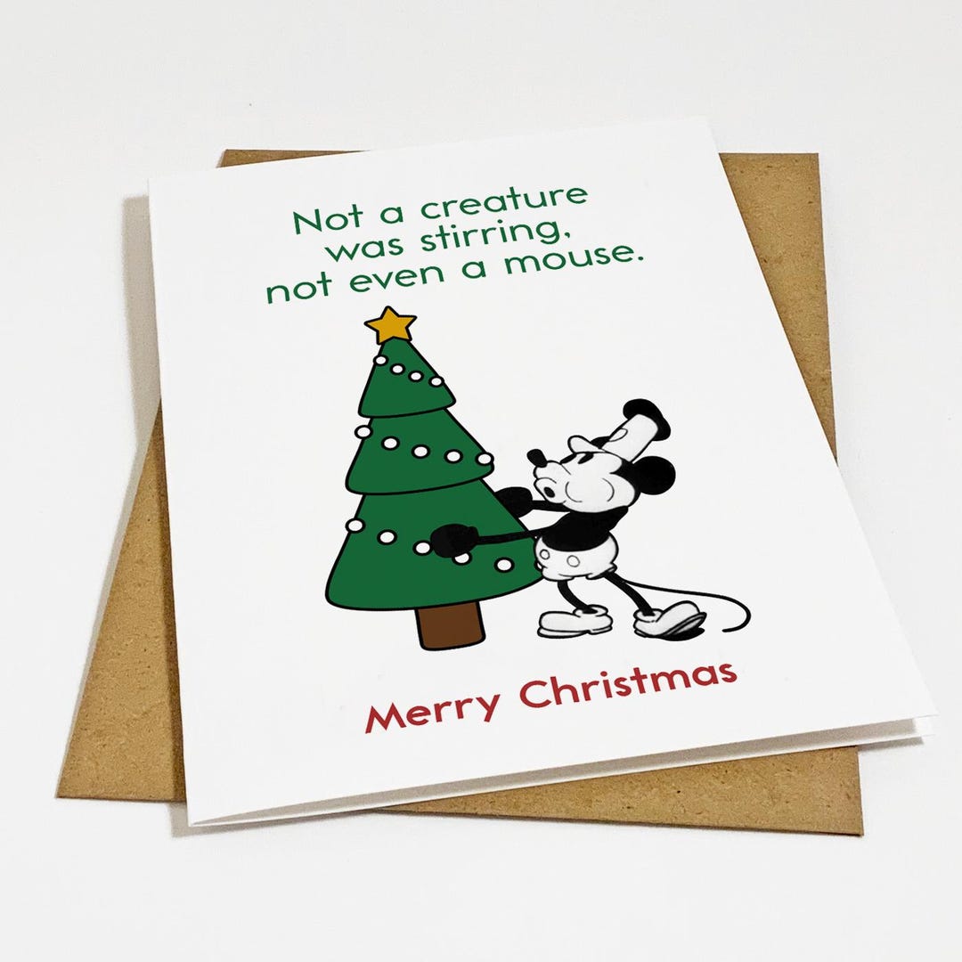 The Mouse Before Christmas - Funny Mouse Christmas Card for Animation ...