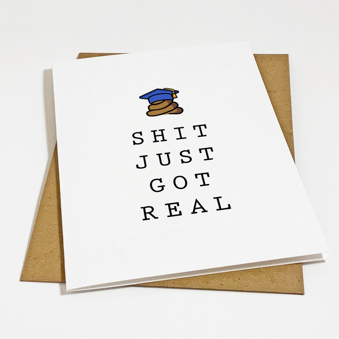 Poop Emoji Graduation Card Card for Him Congratulations Card - Etsy