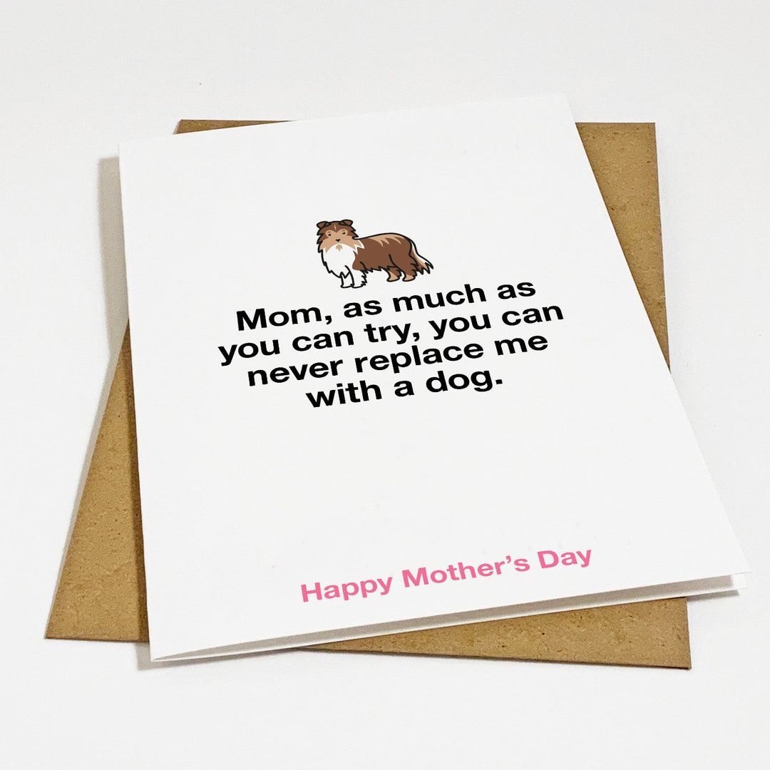 Funny Dog Mom Mother's Day Card for Grandmother, Snarky Mothers Day ...