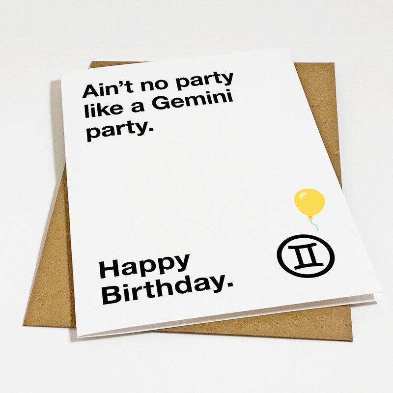 Gemini Birthday - Etsy