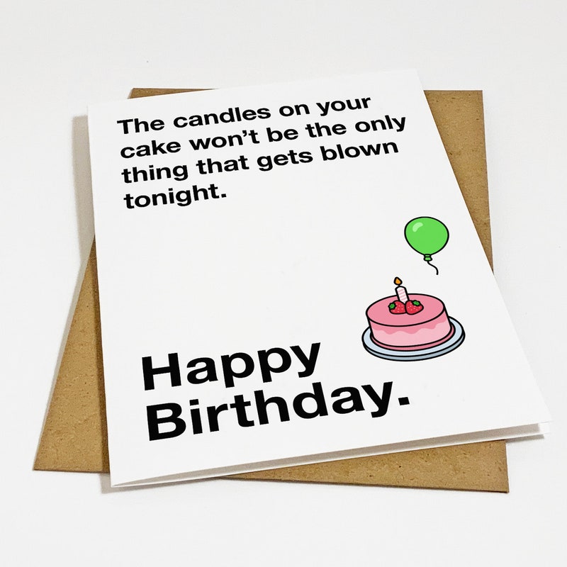 Sexy Birthday Card Etsy
