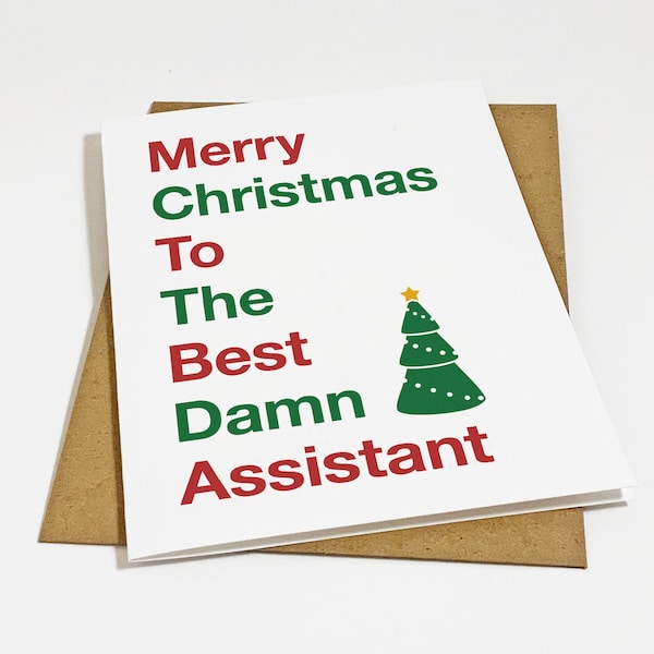 Funny Secretary Card - Etsy