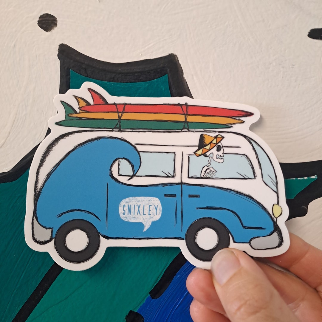 Combi Sticker Surftrip Sticker Car Sticker Waterproof - Etsy