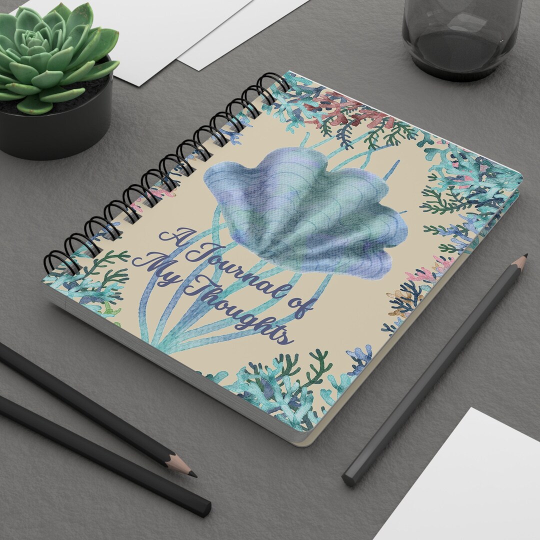A Journal of My Thoughts Spiral Bound Journal, Mindfulness Journal ...