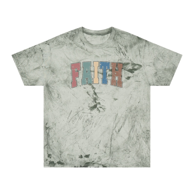 FAITH T-shirt, Faith Color Blast T-shirt, Marble Design T-shirt ...