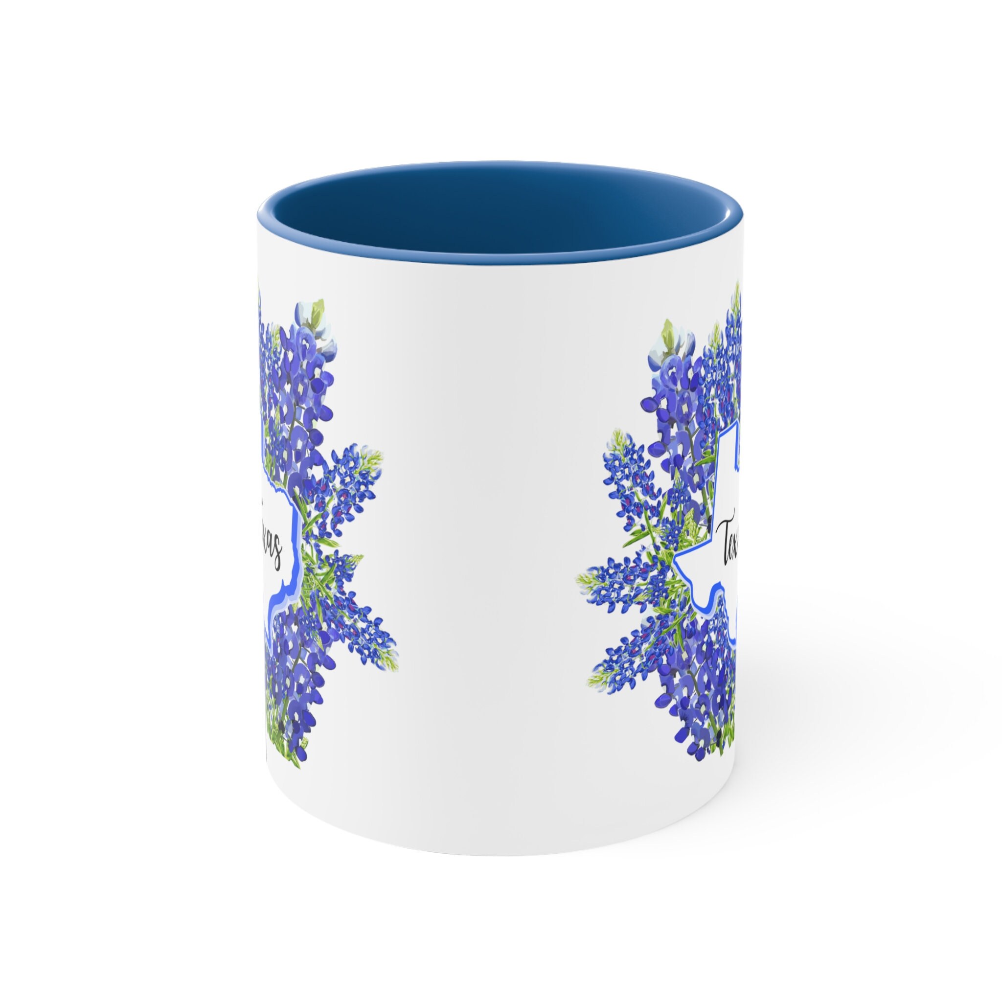Texas Bluebonnet Coffee Mug, 11oz, Texas Bluebonnets, Texas Coffee Mug ...