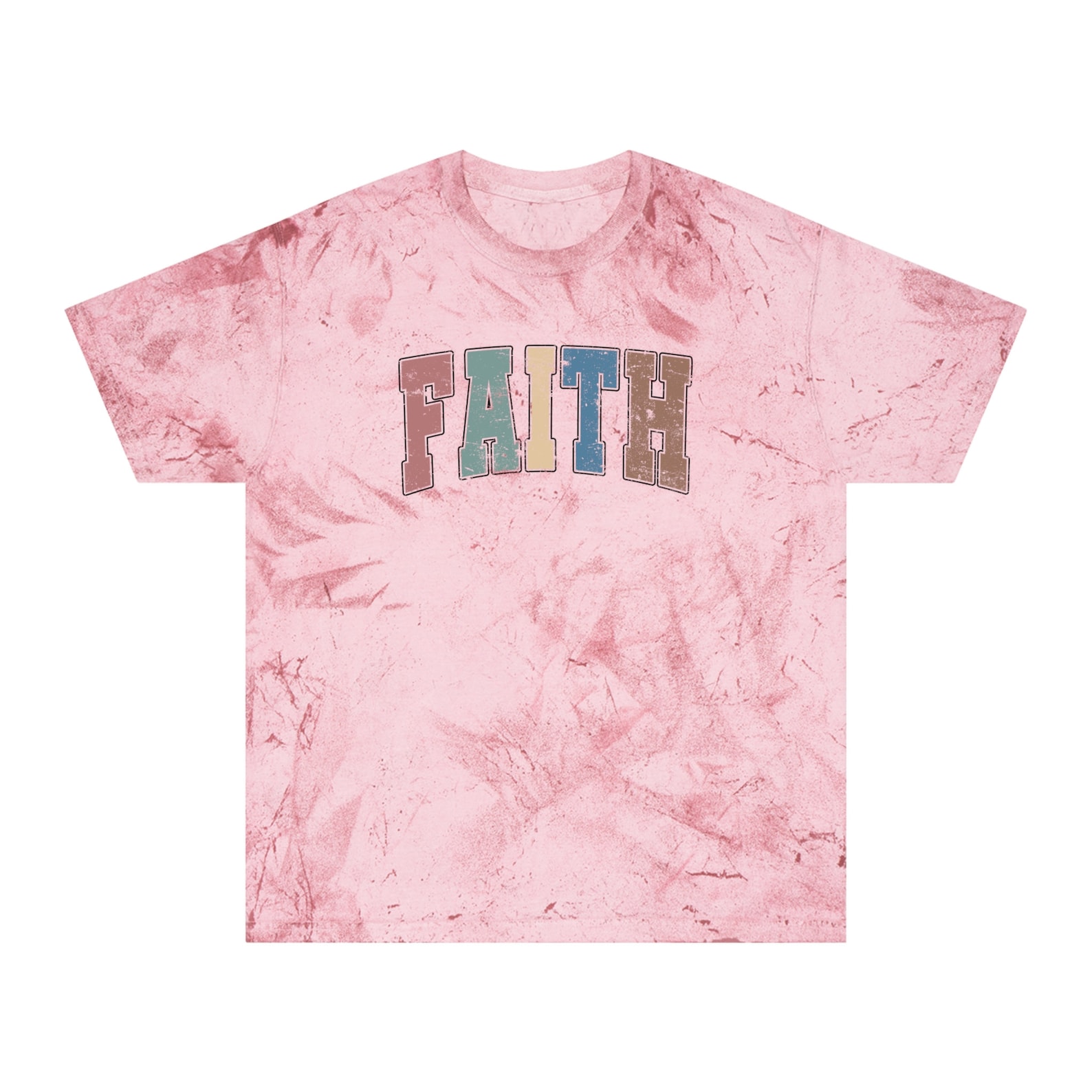 FAITH T-shirt, Faith Color Blast T-shirt, Marble Design T-shirt ...