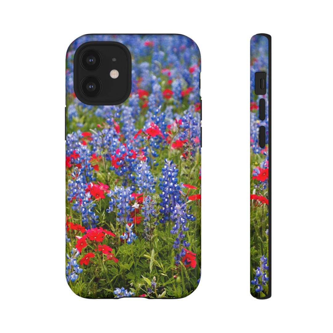 Texas Bluebonnets iPhone Case, Protective Phone Case, Floral iPhone ...